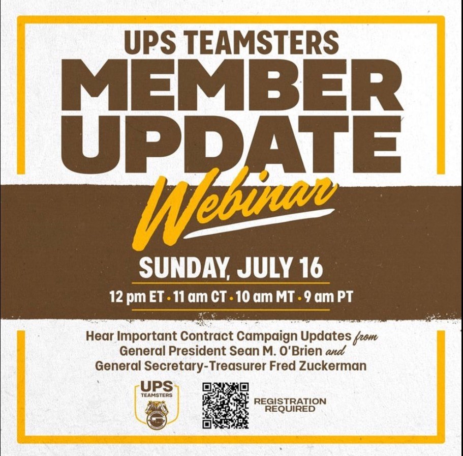 UPS MEMBER UPDATE