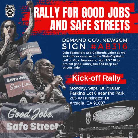 RALLY FOR GOOD JOBS AND SAFE STREETS
