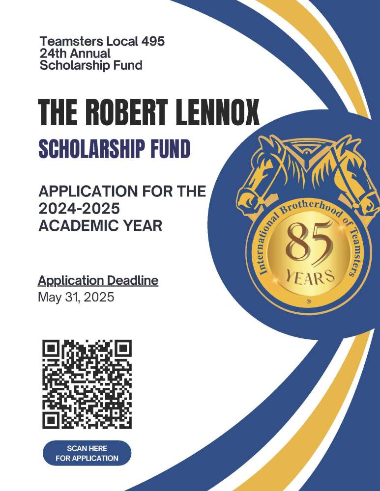 Teamsters Local 495 24th Annual Scholarship